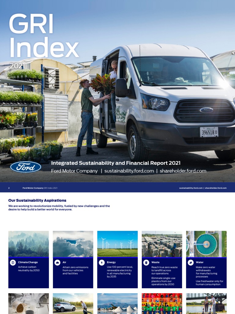 Ford Gri 2021 | PDF | Sustainability | Governance