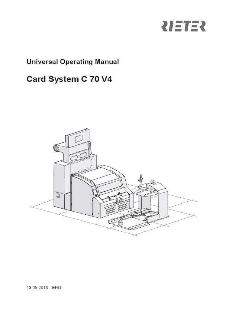 OM Rieter C70 v4 | PDF | Safety | Switch