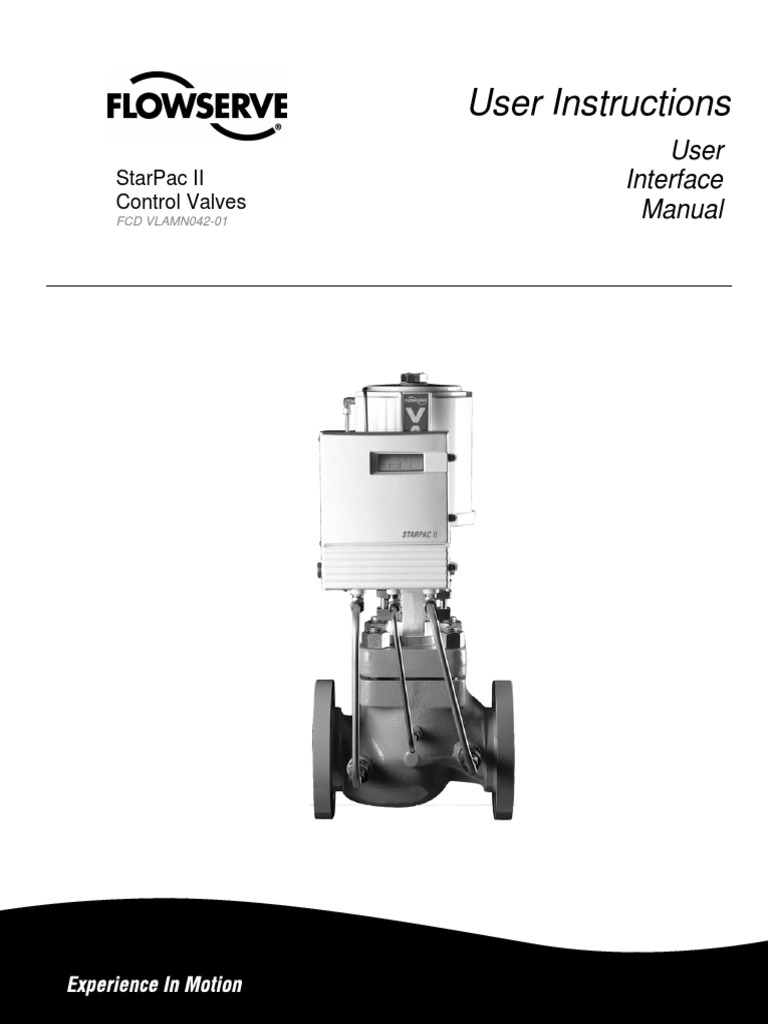 Silo - Tips Starpac II Control Valves FCD Vlamn User Instructions User ...
