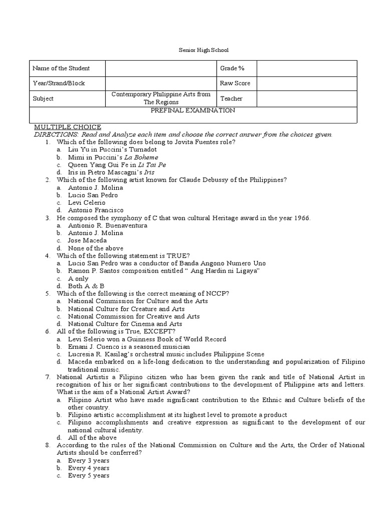 Answer-Key-Prefinal-Cpar | PDF | Philippines