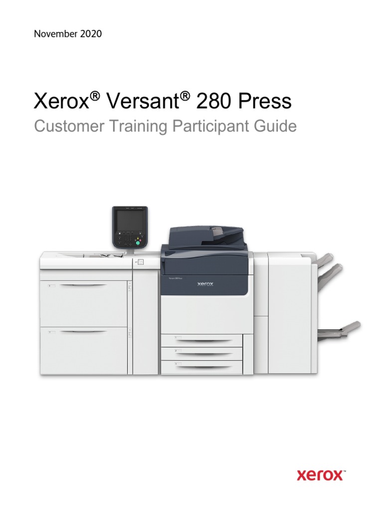 Versant 280 Customer Training Participant Guide | PDF | Paper | Image ...