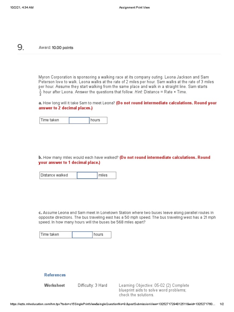 Assignment Print View | PDF | Mathematics
