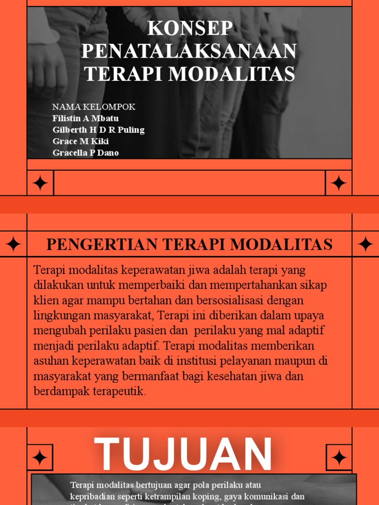 Konsep Terapi Modalitas | PDF