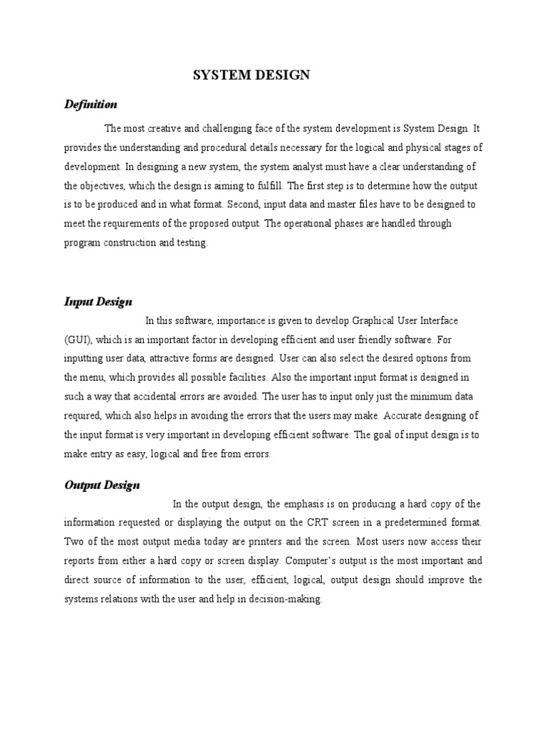 System Design | PDF | Input/Output | Computing System Design | PDF | Input/Output | Computing