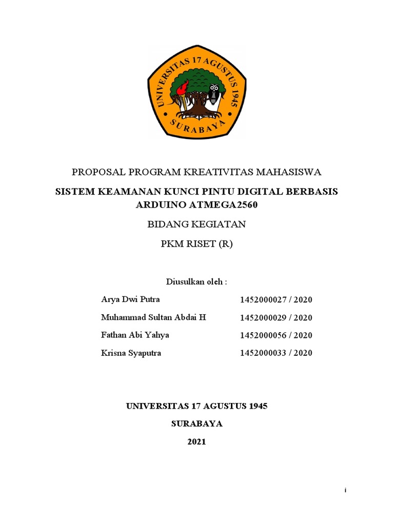 Proposal PKM-R | PDF