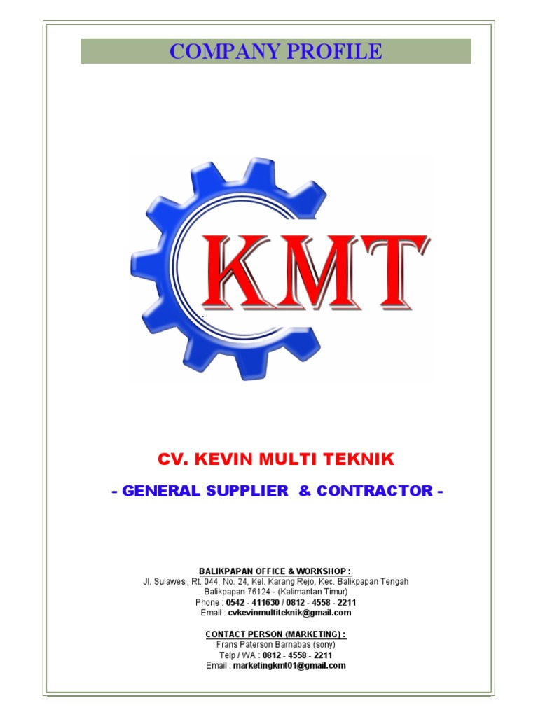 Profil CV. Kevin Multi Teknik | PDF