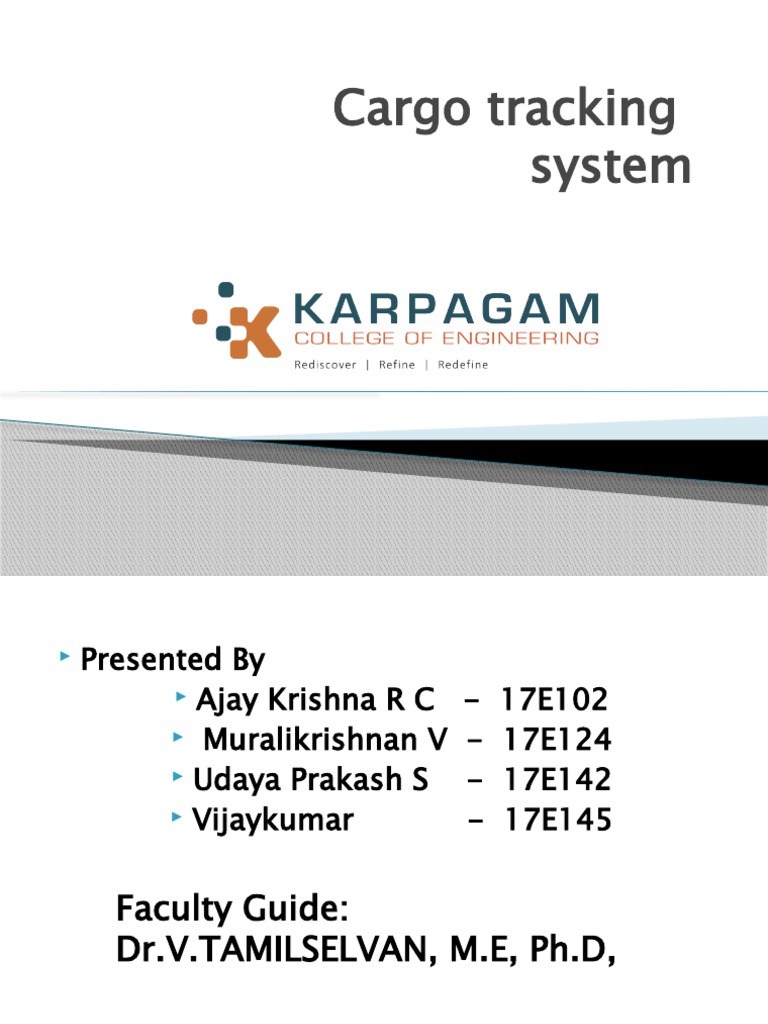 Cargo Tracking | PDF | General Packet Radio Service | Computer Hardware