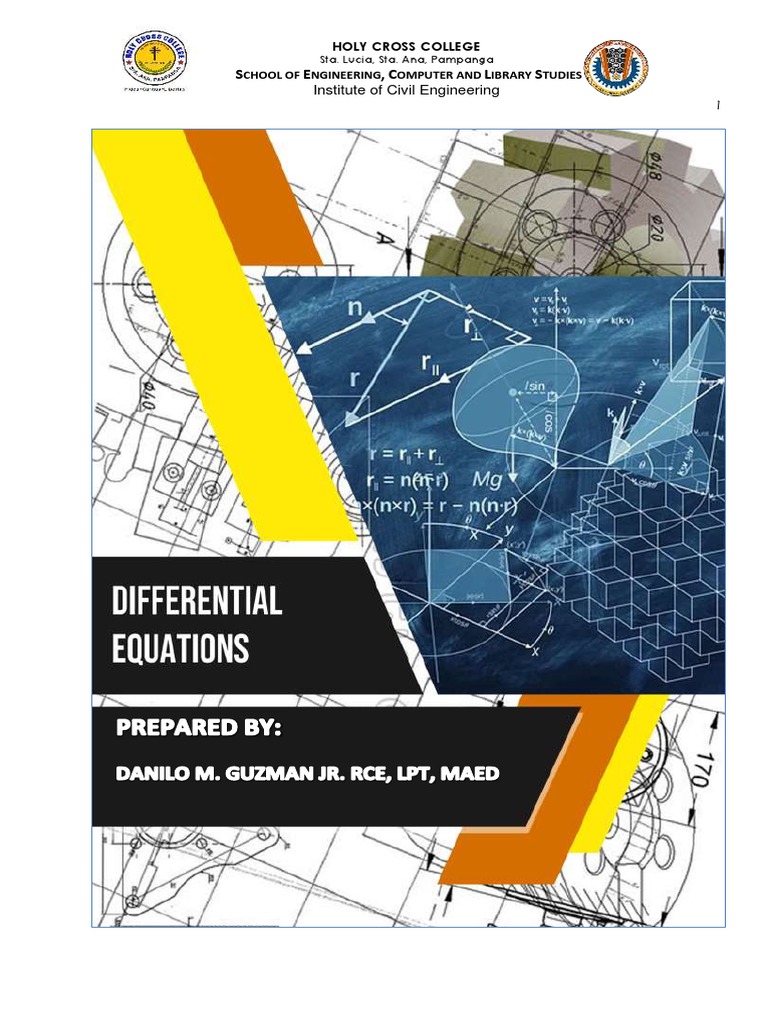 MODULE 1 Differential Equations | PDF | Equations | Differential Equations