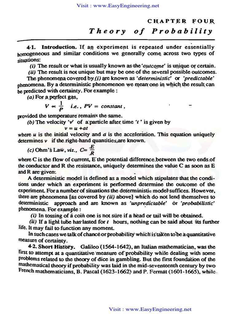 Probability Notes | PDF | Axiom | Set (Mathematics)