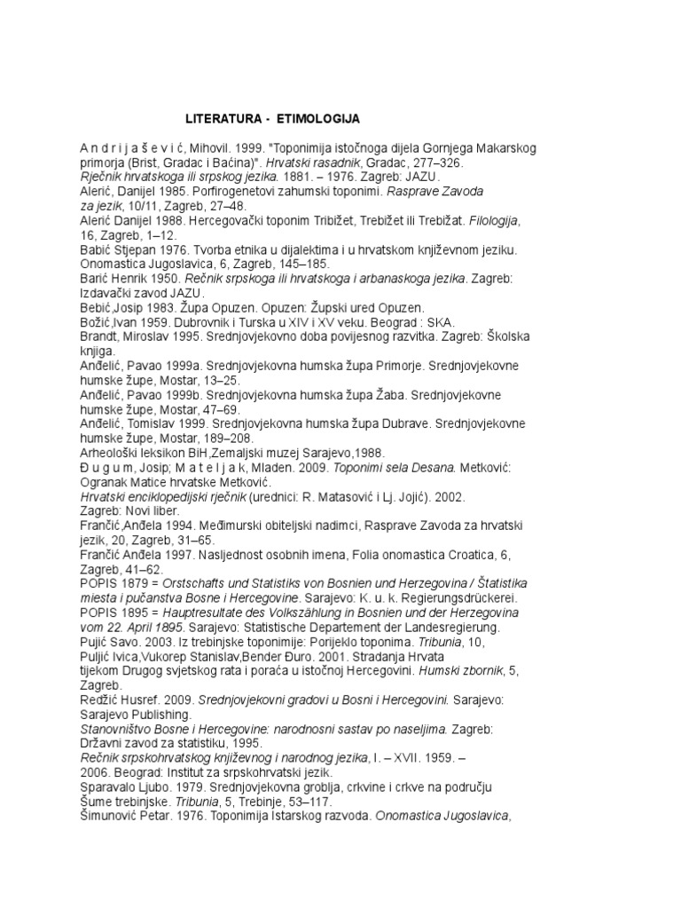Knjige - Etimologija | PDF