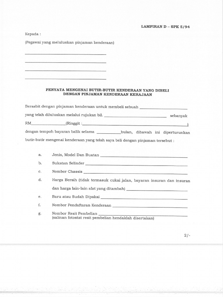 Lampiran D - SPK 5-94 | PDF
