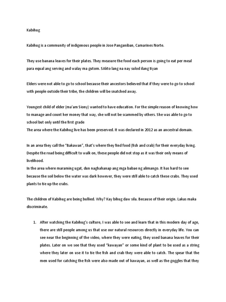 Kabihug - Final Exam | PDF