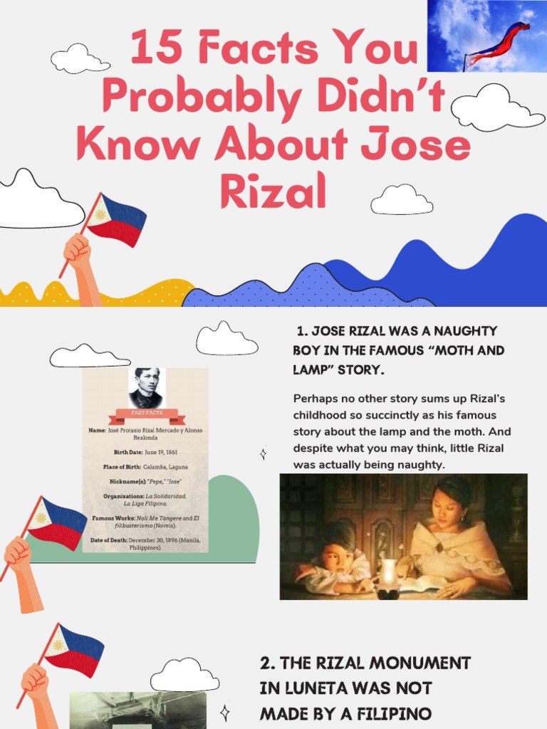 15 Facts You Probably Didn't Know About Jose Rizal | PDF | Sculpture