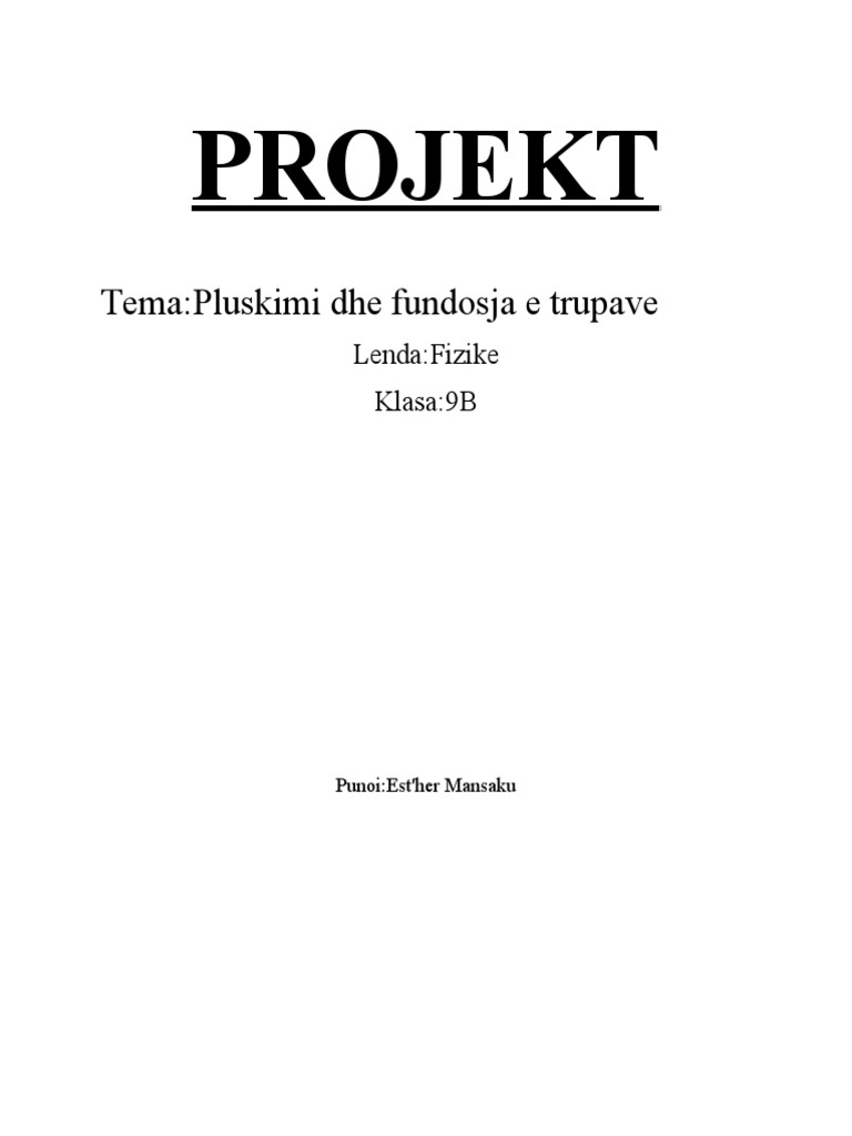 Pluskimi Dhe Fundosja e Trupave Arkimedi | PDF