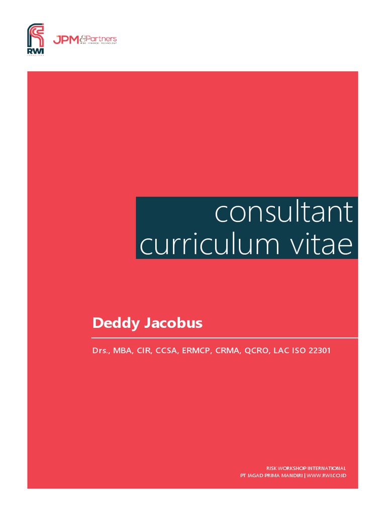 01. CV Deddy Jacobus 19.01.2022 | PDF