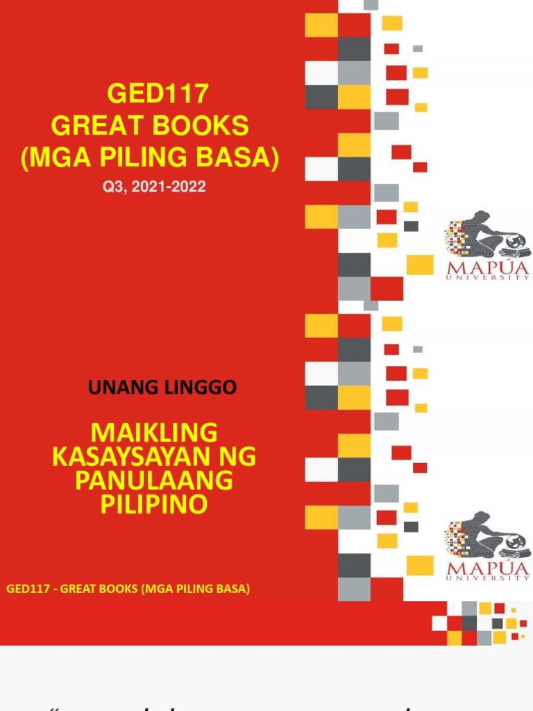 3Q Ged117 Week 1 | PDF