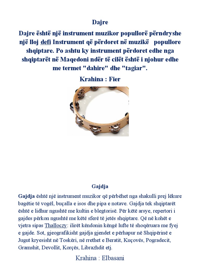 Instrumente Muzikore | PDF