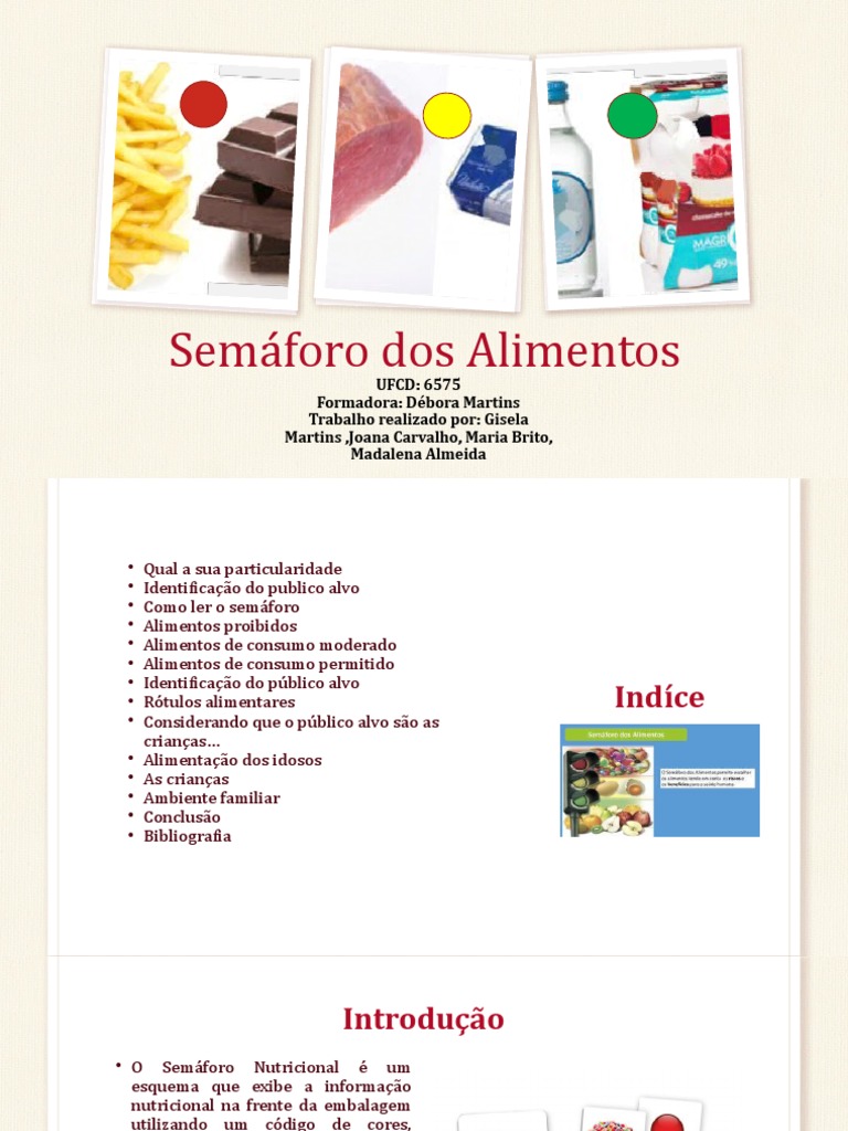 Semaforo Dos Alimentos 2 | PDF | Alimentos | Comida y bebida