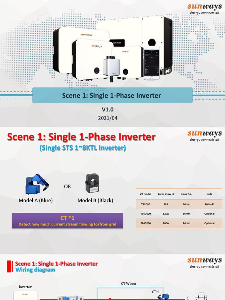 Single-Phase Inverter Installation Guide | PDF | Power Inverter ...