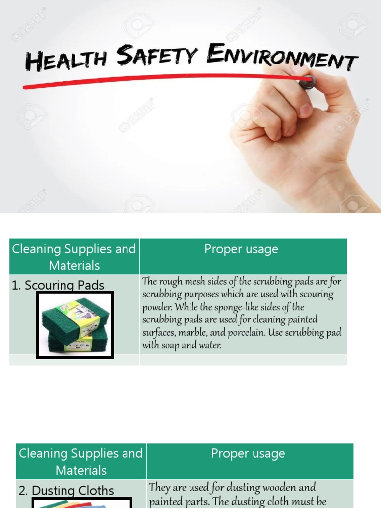 Essential Cleaning Supplies Guide | PDF