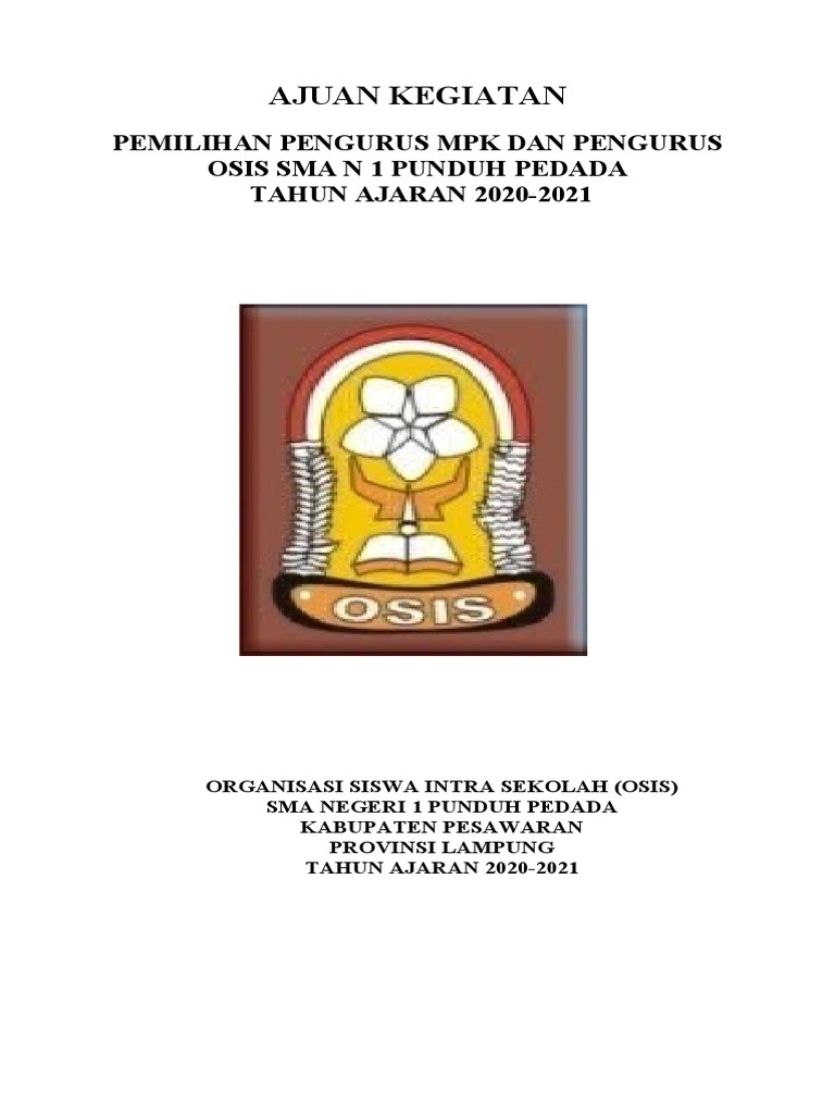 Proposal Pemilihan Osis Baru | PDF