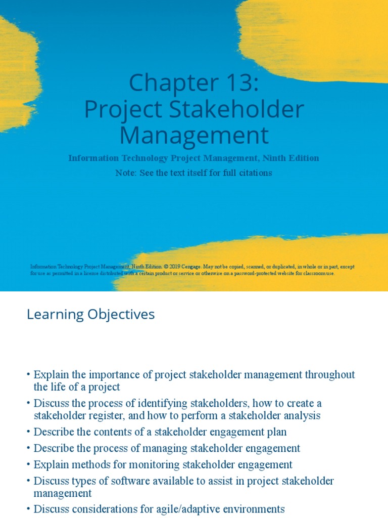 Chapter-13 Project Stakeholder Management | PDF | Agile Software ...