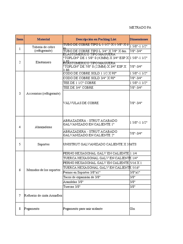 Tubería De Cobre Pdf Tubería Transporte De Fluidos Bienes De