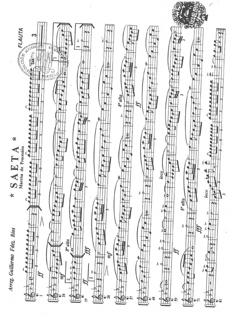 La Saeta Partituras | PDF