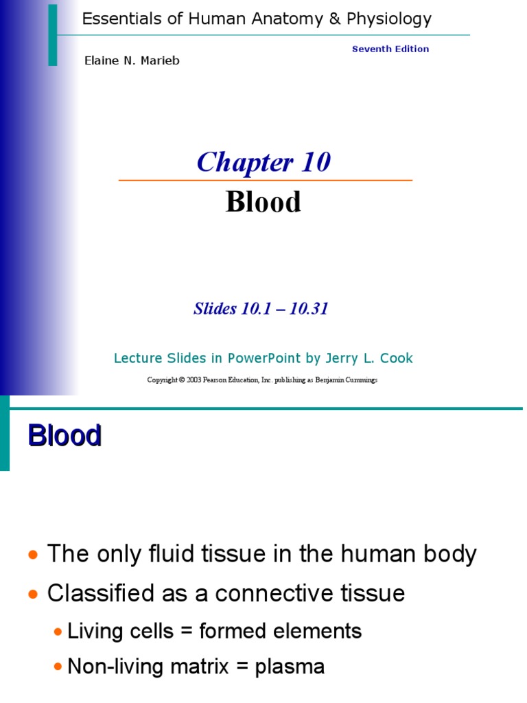 Chapter 10 Blood | PDF