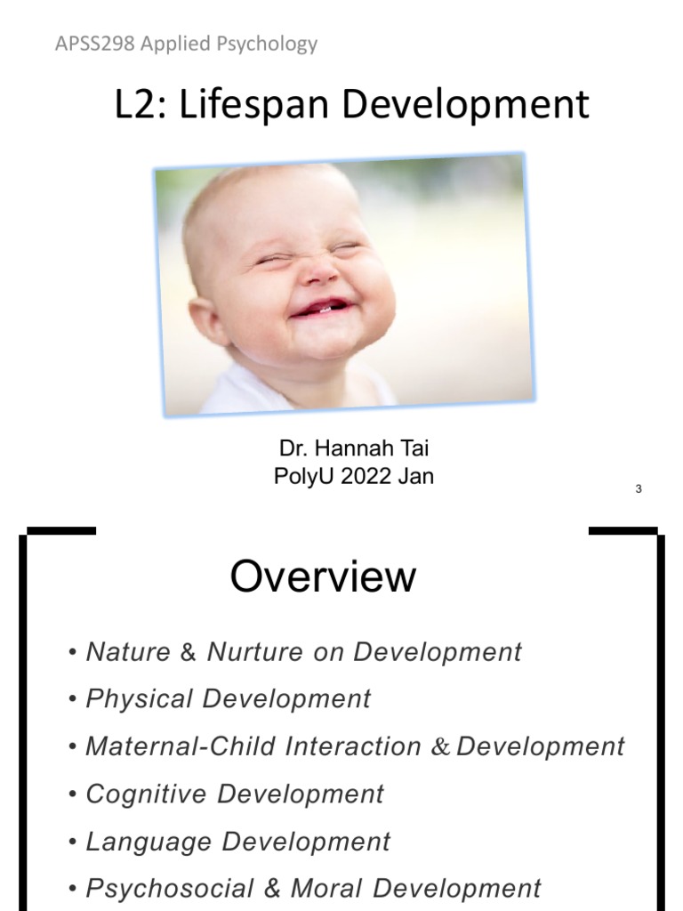 Apss298 l2 Dev Psy 2022 HT STD | PDF | Attachment Theory | Child Development