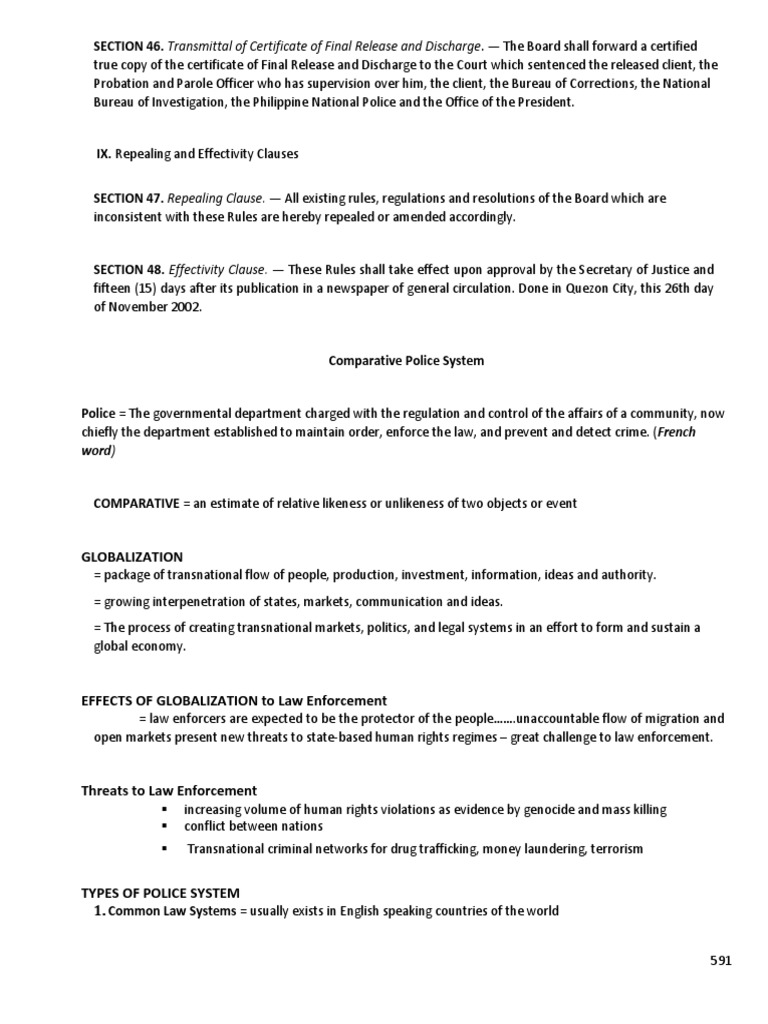 Comparative Police Systems Around the World | PDF | Police | United ...