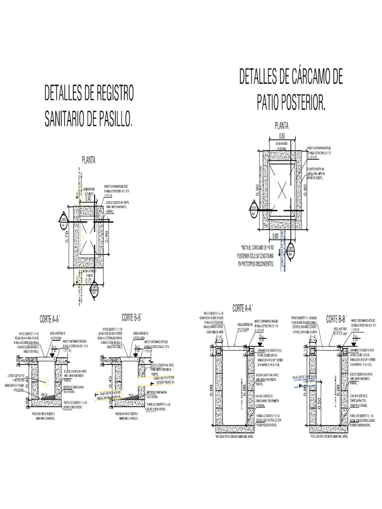 Detalles de Registro y Cárcamo | PDF | El plastico | Sólido amorfo