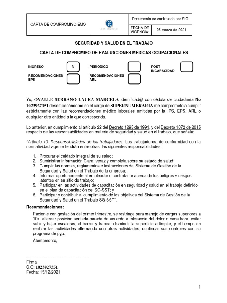 Ovalle Serrano Laura Marcela | PDF | Negocios