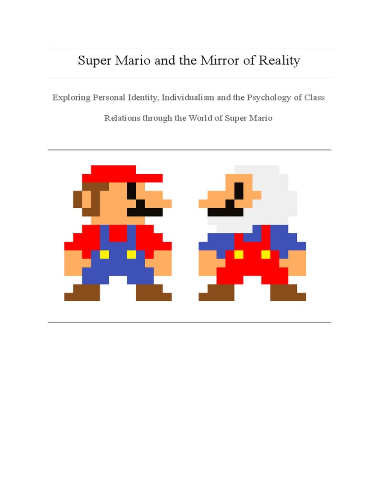 Super Mario and The Mirror of Reality | PDF | Philosophical Theories