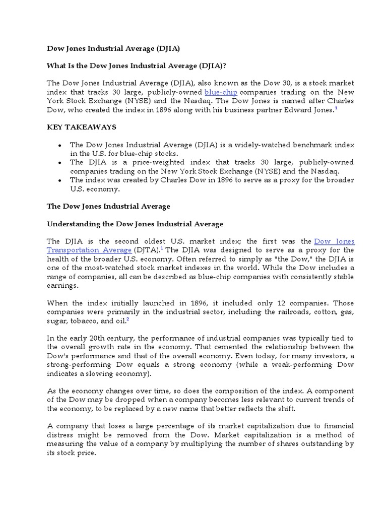 Dow Jones 30 | PDF | Dow Jones Industrial Average | Apple Inc.