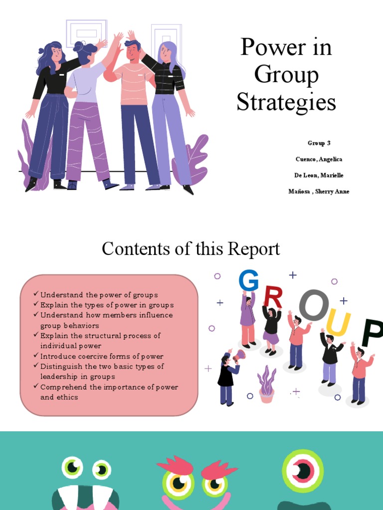 Power in Group Strategies: Group 3 Cuenco, Angelica de Leon, Marielle ...
