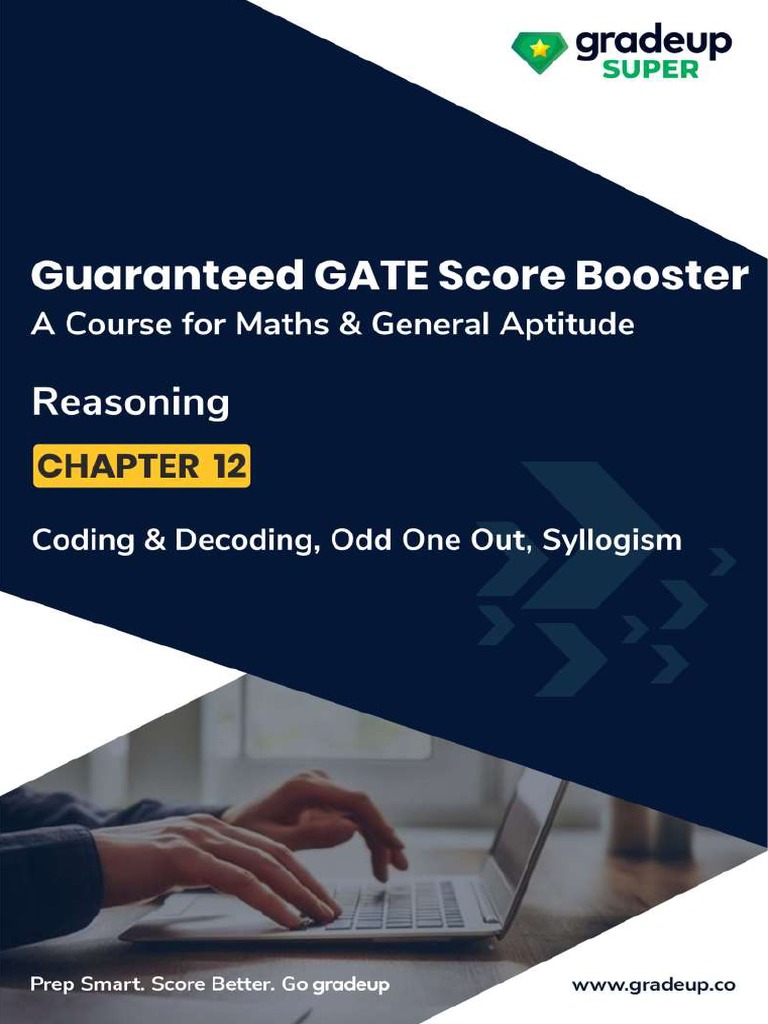 1.chapter 12 Coding Decoding Odd One Out Syllogism 60 | PDF