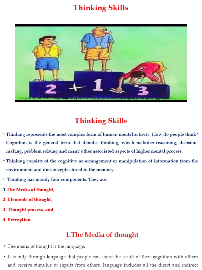 II-Types of Thinking Skills | PDF | Thought | Critical Thinking