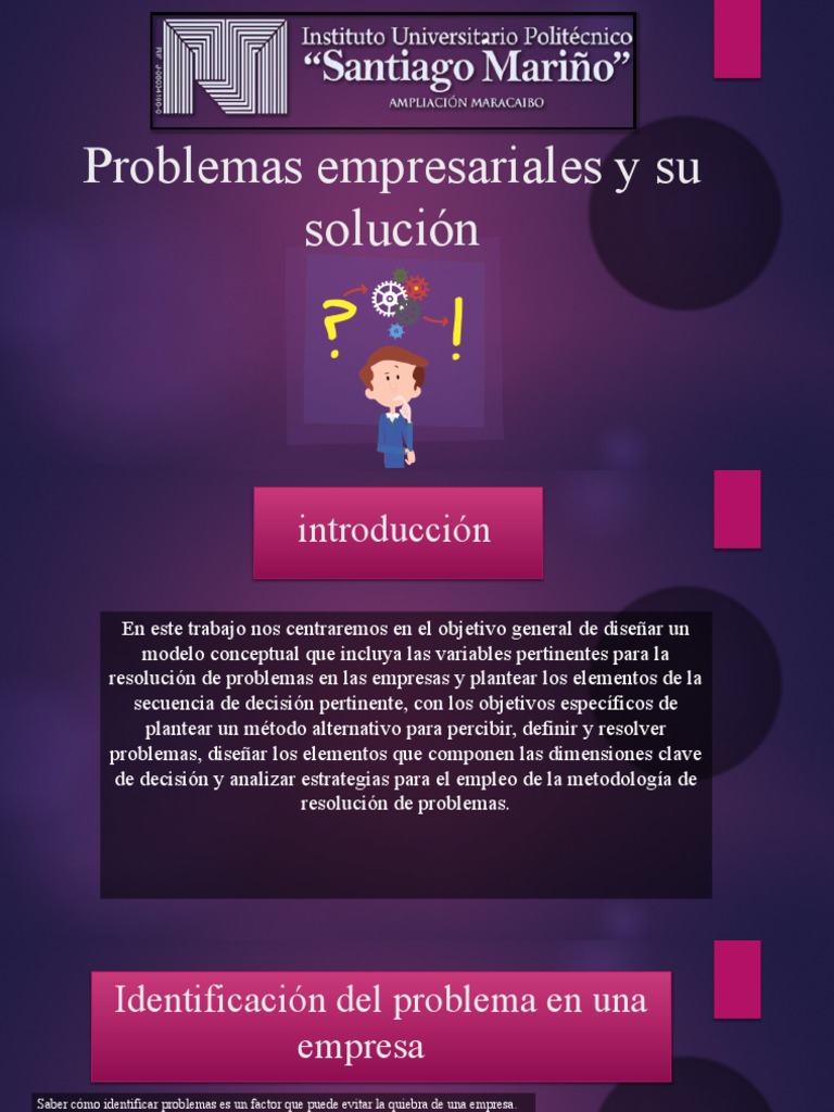 Problemas Empresariales y Su Solución | PDF | Análisis | Heurístico