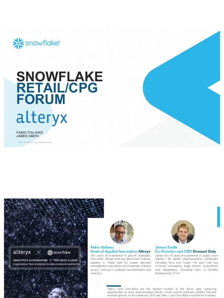 Alteryx + Snowflake Retail Solutions | PDF | Analytics | Digital Marketing