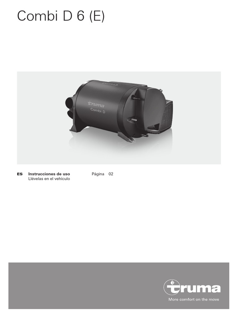 Truma Heating Combi - d6 e Operating Instructions ES | PDF | Agua ...