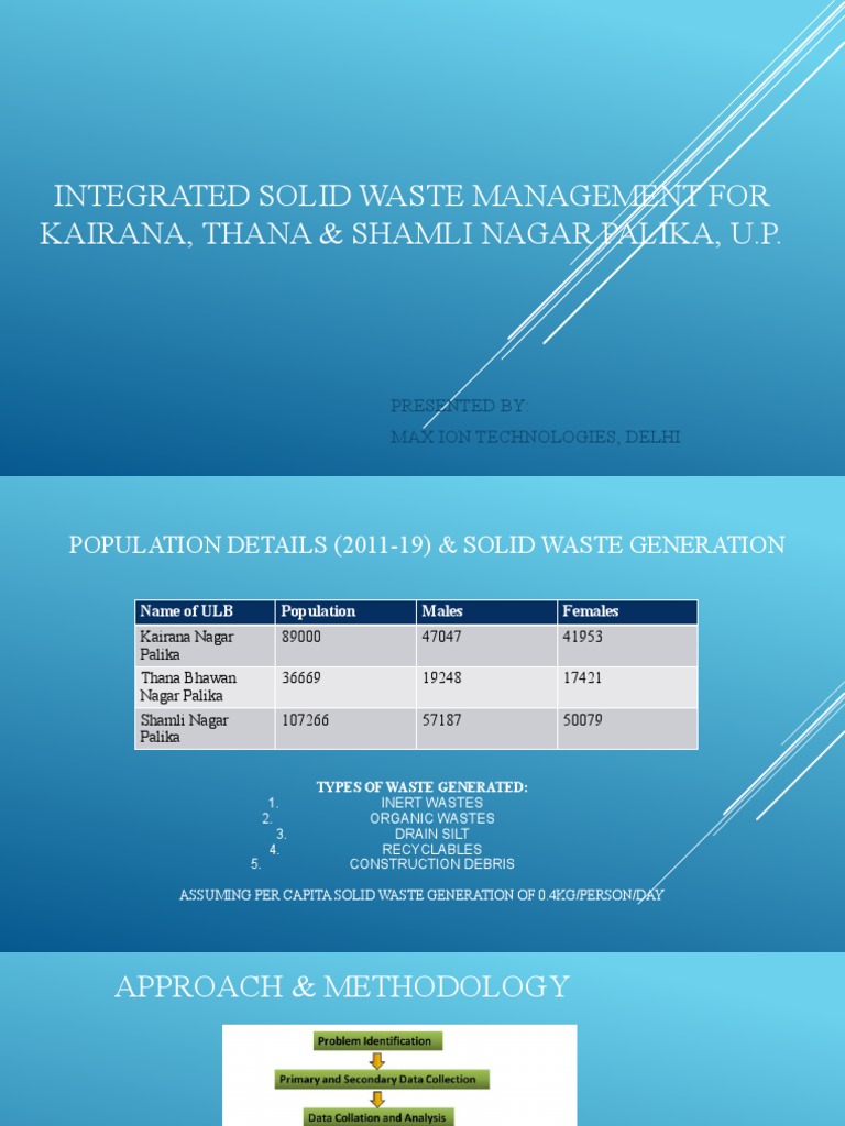 MSW Presentation | PDF | Waste Management | Biodegradation