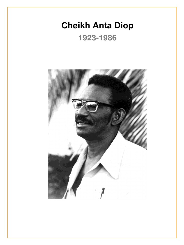 Vie, Pensée Et Oeuvre de Cheikh Anta Diop | PDF | Afrique | Science
