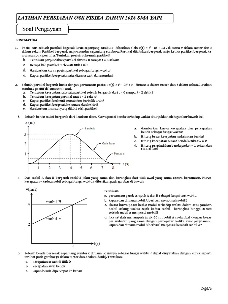 Materi Pembinaan Fisika Yapi | PDF | Metode & Bahan Ajar