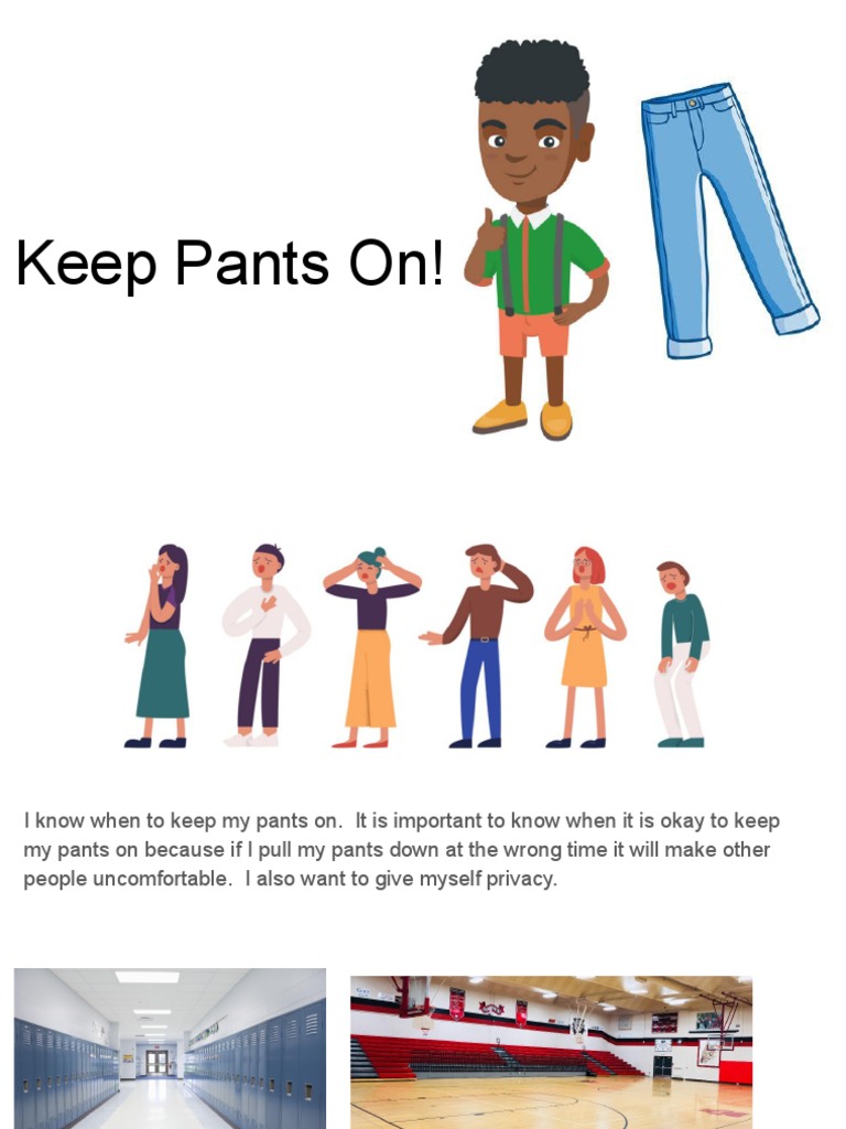 Keep Pants On - Social Story 1 | PDF