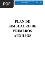 Planeación de Simulacros | PDF