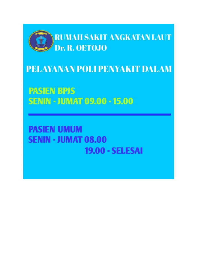 Pelayanan Poli Penyakit Dalam | PDF