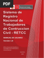 Diptico RETCC | PDF | Documento de identidad