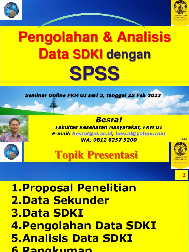 Analisis Data Sekunder - SDKI 26 Feb 2022 | PDF