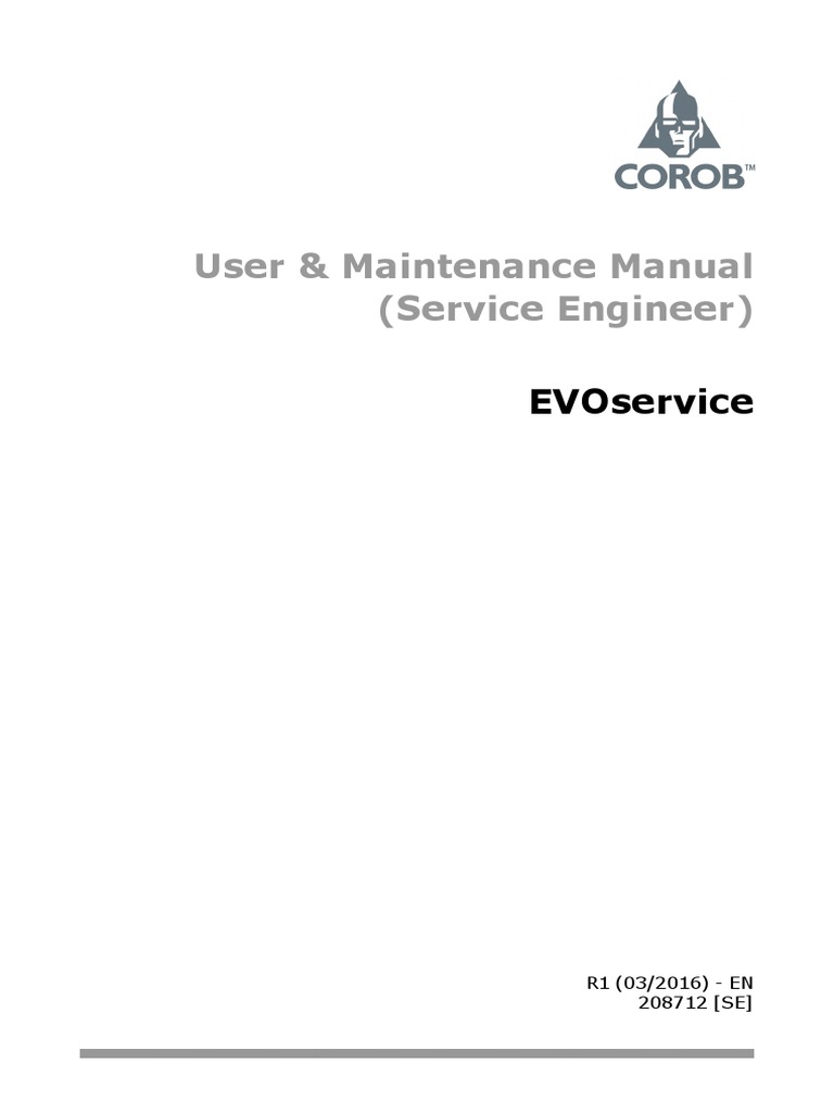 EVOservice 3.0 User and Installation Manual SE en R1 | PDF | Graphical User Interfaces | Window ...